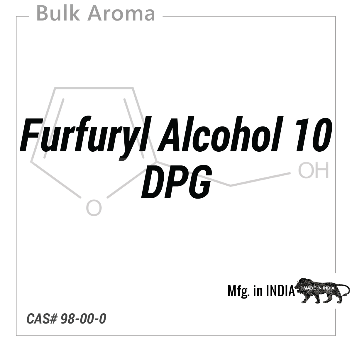 Furfuryl Alcohol 10 DPG - PB-1101LC – Bulkaroma