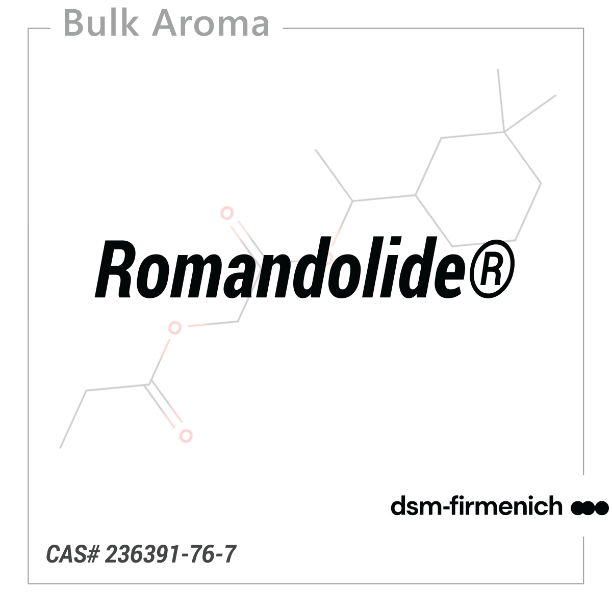 Romandolide® from dsm-firmenich-Aromatic Chemicals – Bulkaroma
